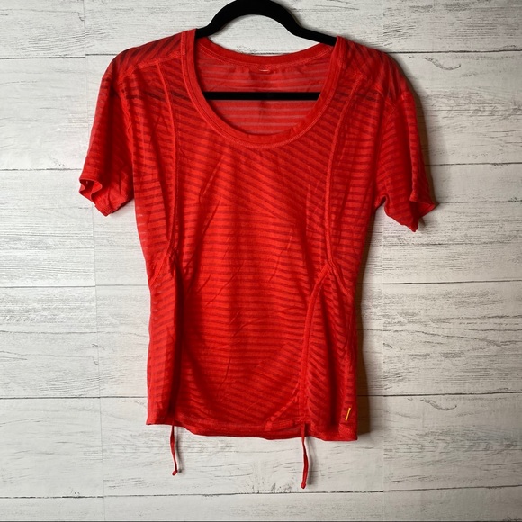 Lucy | Tops | Lucy Sheer Striped Workout Top | Poshmark